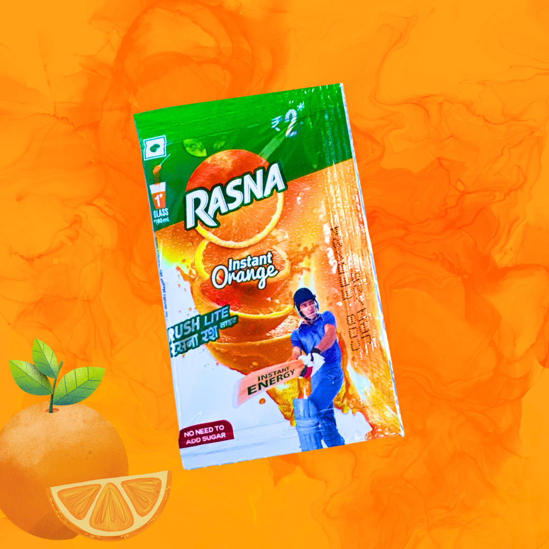 Rasna Orange Flavour | Pack of 24 Pouches | Tangy Shop Indian Candies ...