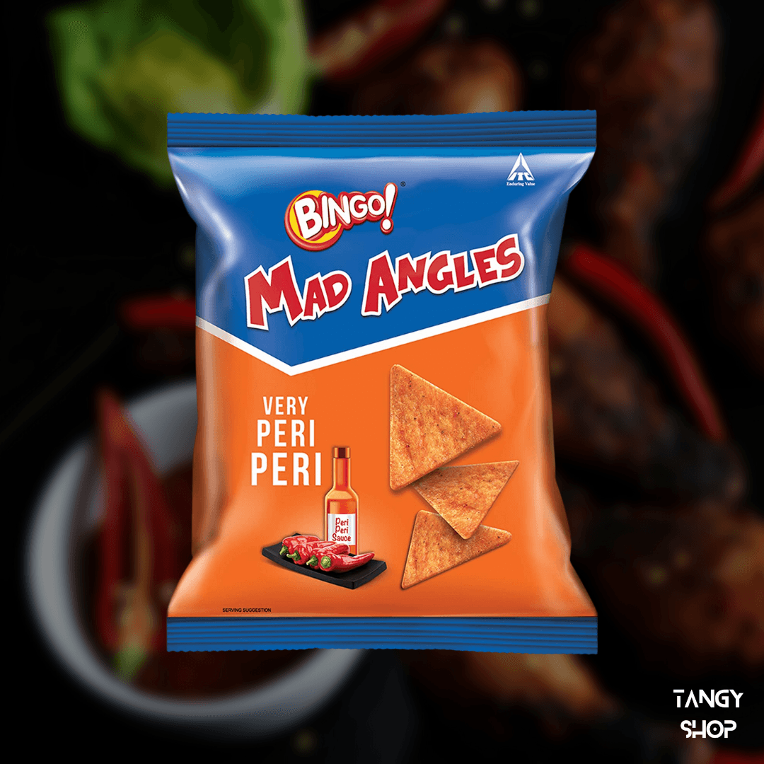 Bingo Mad Angles ( Peri Peri ) Indian Flavour Indian Candies & Snacks ...