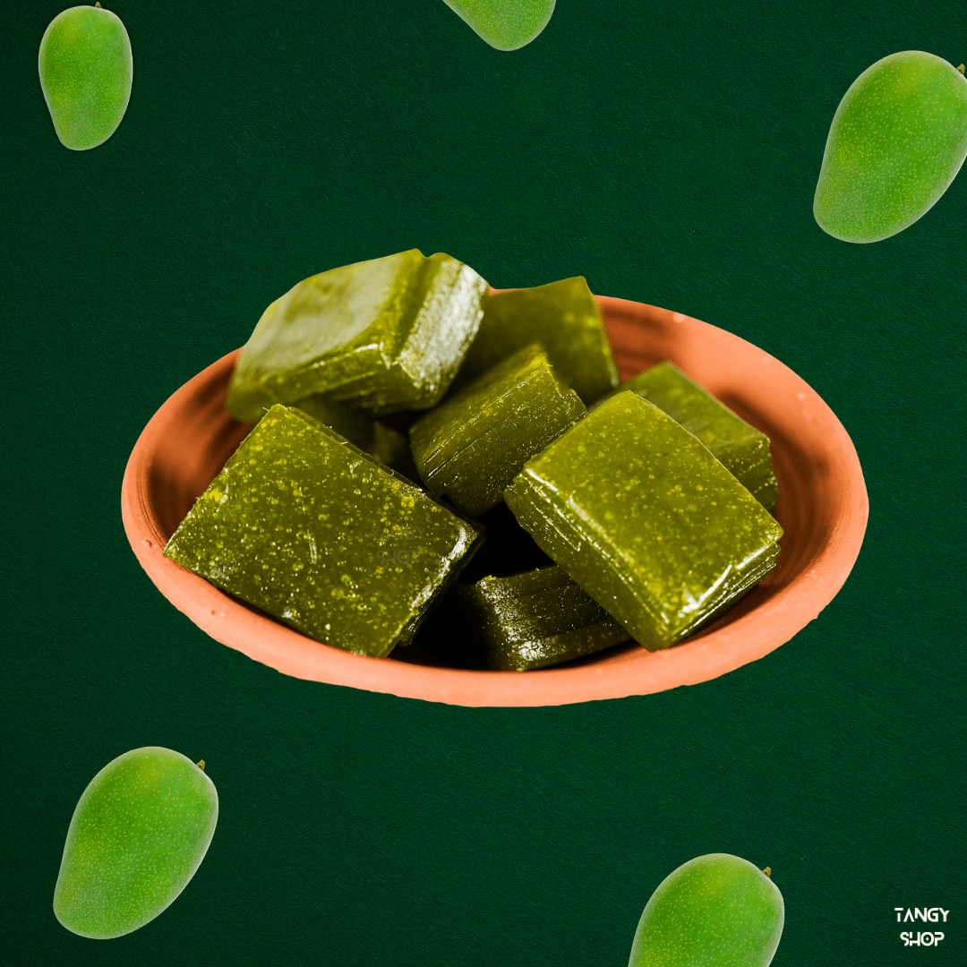 Kacha Mango Slice | Green Aaam Papad | Tangy Shop Indian Candies ...