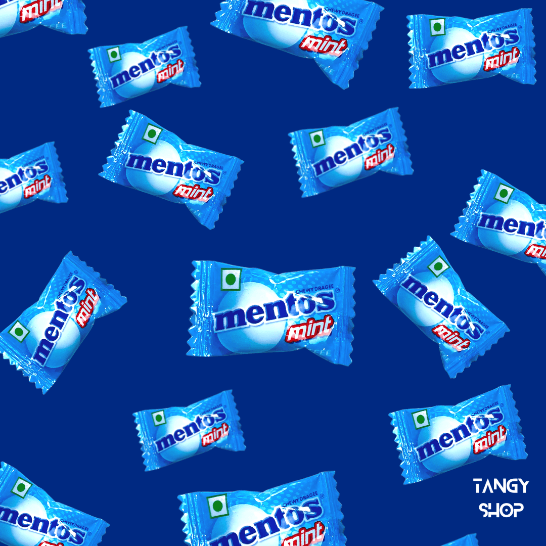 Mentos Mint | Pack of 20 | Chewing Gum Indian Candies & Snacks - Tangy ...